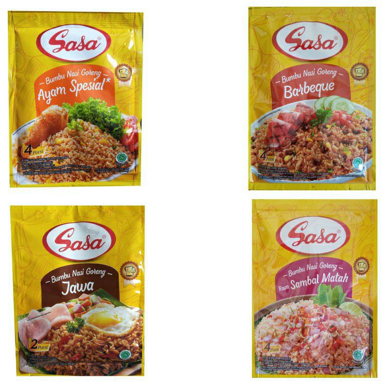 Sasa Fried Rice Seasoning Sambal Mantah/Barbeque/Special Chicken ...