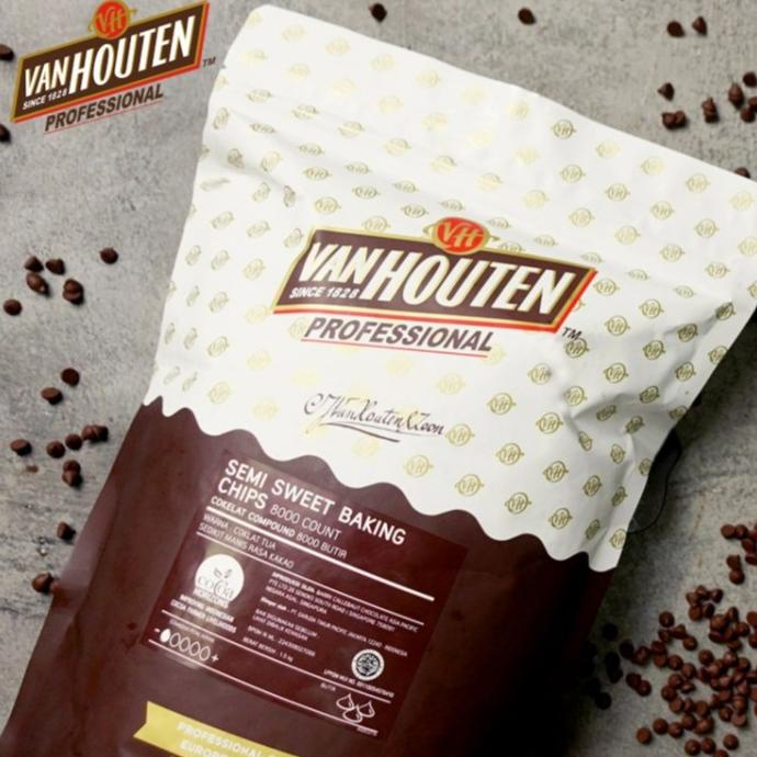 Van Houten Semi Sweet Chocolate Chips 1.5Kg Chocolate Grain Cookies ...