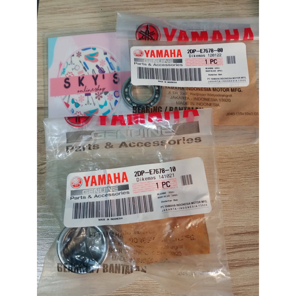 GENUINE TORQUE DRIVE BEARING AEROX,NMAX VI/V2,MIO I 125,M3,SOUL I 125,CLICK 125 2DP-E7678-00/2DP ...