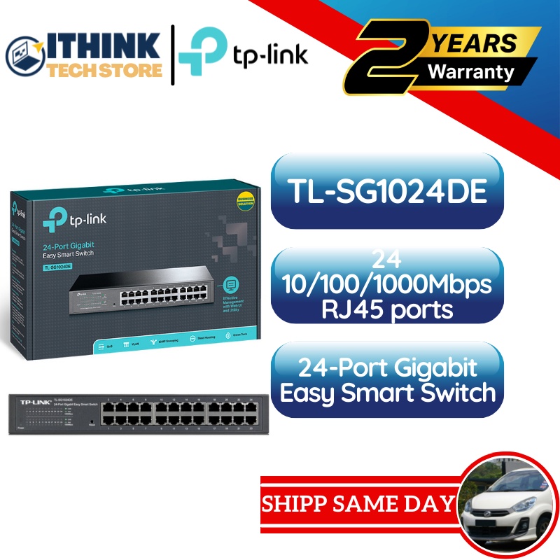 TP-Link TL-SG1024DE 24-Port Gigabit Easy Smart Switch | Shopee Philippines