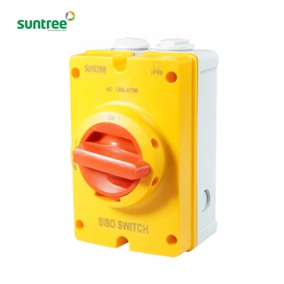 SUNTREE AC Isolator 415V AC 32A 63A IP66 Rating Solar Waterproof Isolator Switch | Shopee ...