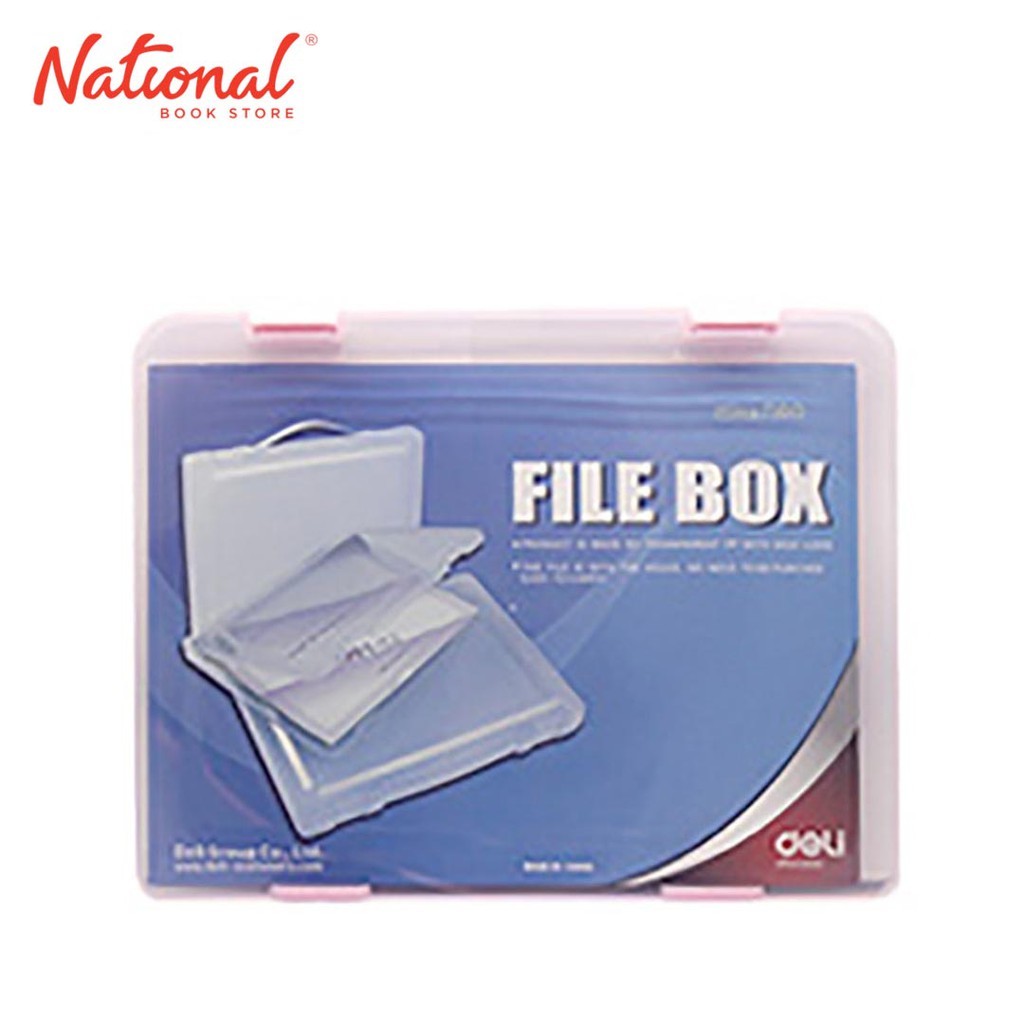 Deli Docu Case Deli A4 Clear National Book Store | Shopee Philippines
