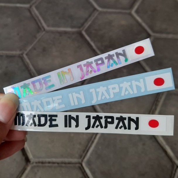 Made IN JAPAN Cutting Stickers Quality Embossed Japanese Car Motorcycle ...