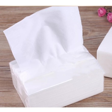 1pc White tissue Green tea series removable facial tissue table tissue ...