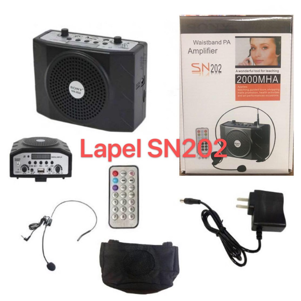 SONY LAPEL SN 202 MICROPHONE | Shopee Philippines
