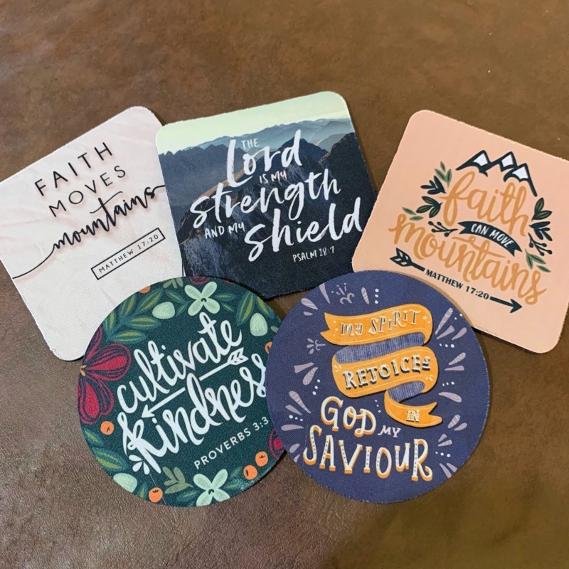 Personalized Bible Verse Coaster | Shopee Philippines