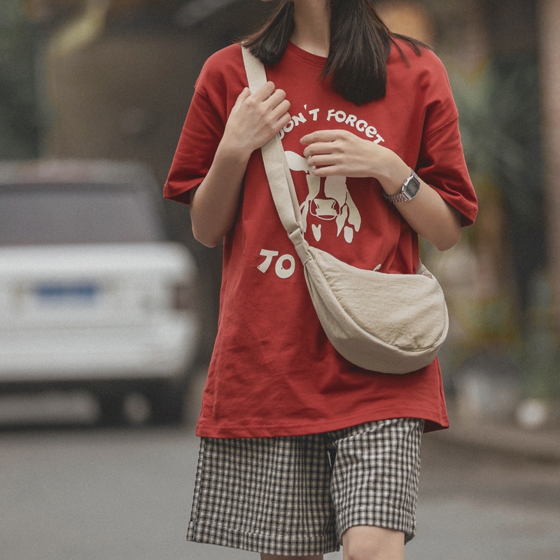 Fashion Sling Bags for Women Soft Leather Bag Ins Shoulder Hobos Bag ...