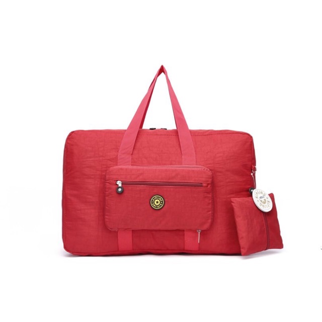 FLS COD Foldable Traveling Bag with Monkey Keychain and Pouch for Men ...