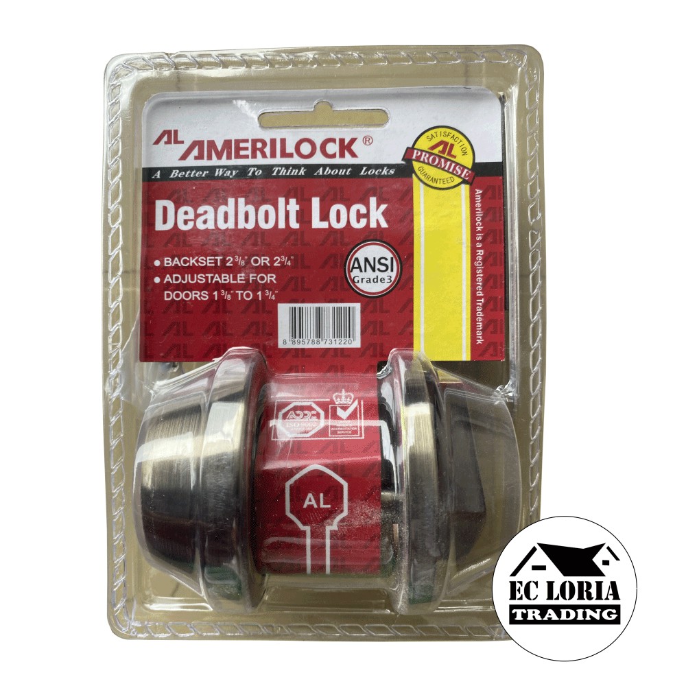 Amerilock Deadbolt Single Cylinder (Deadlock) | Shopee Philippines