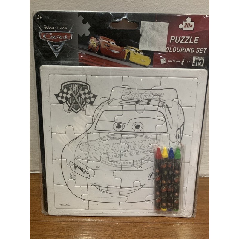 disney pixar cars puzzle colouring set | Shopee Philippines