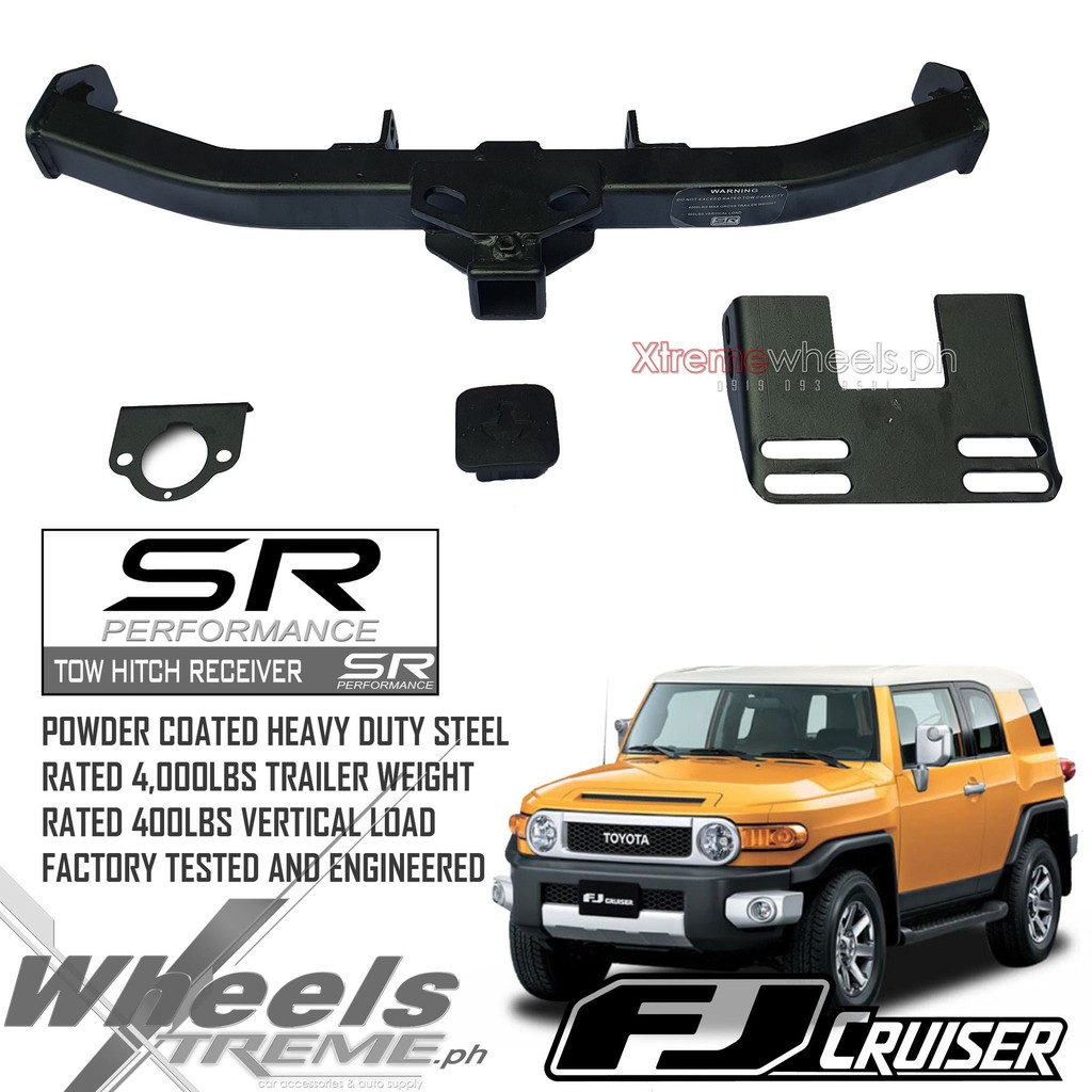 FJ CRUISER 2010 to 2023 SR Performance Tow Hitch Receiver bike carrier ...