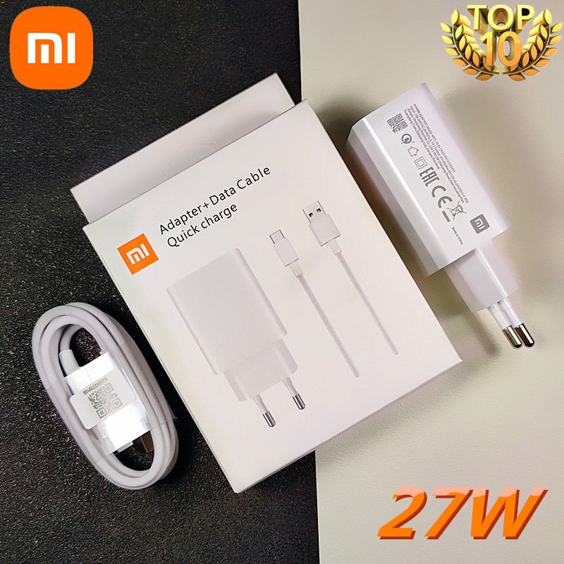 Original Xiaomi Quick Charger 27W Original EU QC 4.0 Turbo Quick Charge ...