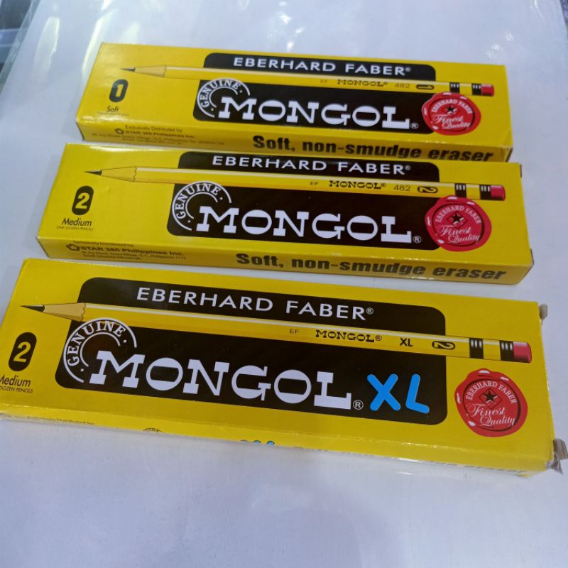 Mongol Pencil Eberhard Faber (sold per box) | Shopee Philippines