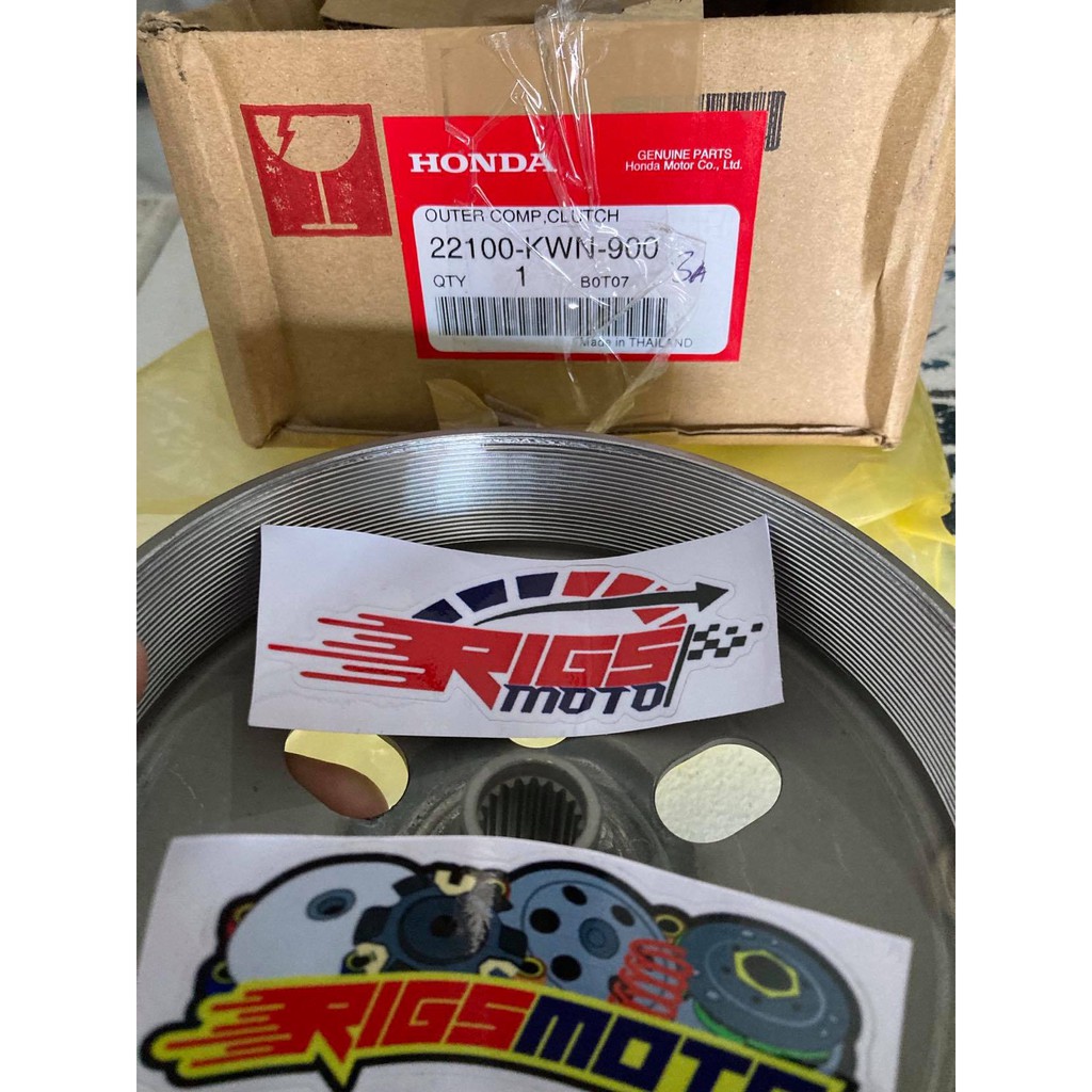 RIGS MOTO CLUTCH BELL GROOVE (CLICK v1&v2) 22100-KWN-900 | Shopee ...