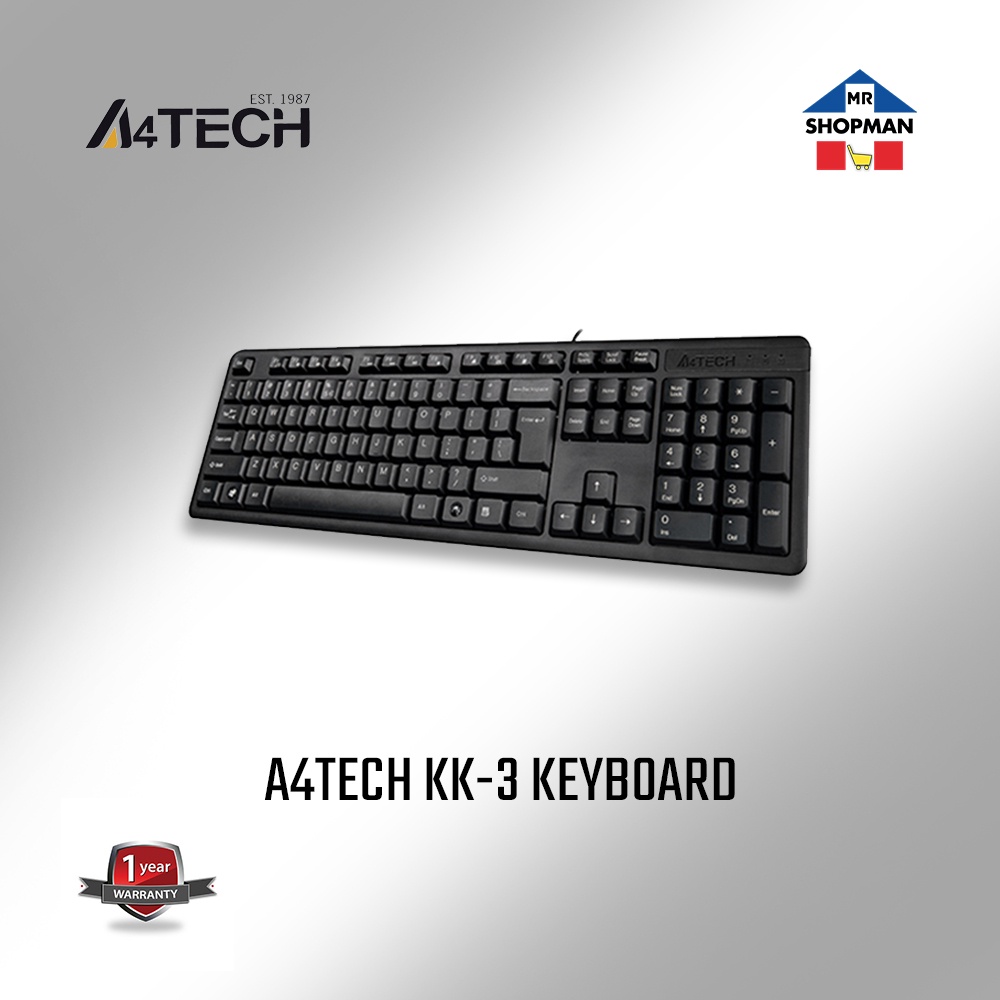 A4tech Smart Key FN Keyboard KK3 | Shopee Philippines