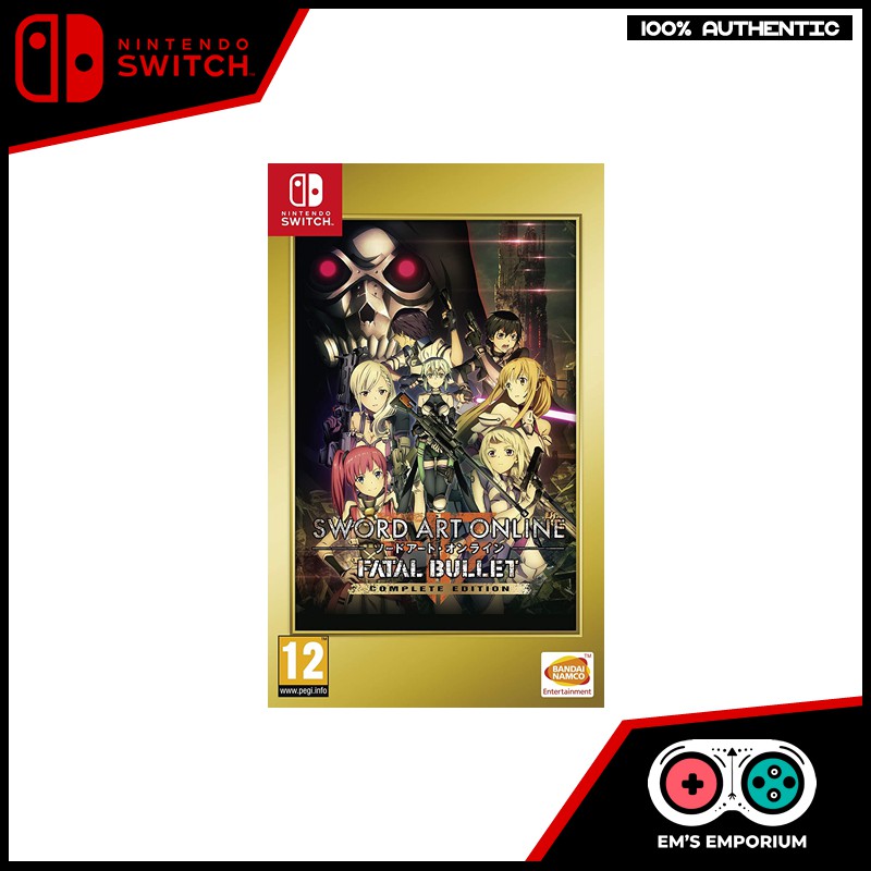 Nintendo Switch Games Sword Art Online Fatal Bullet Complete Edition ...