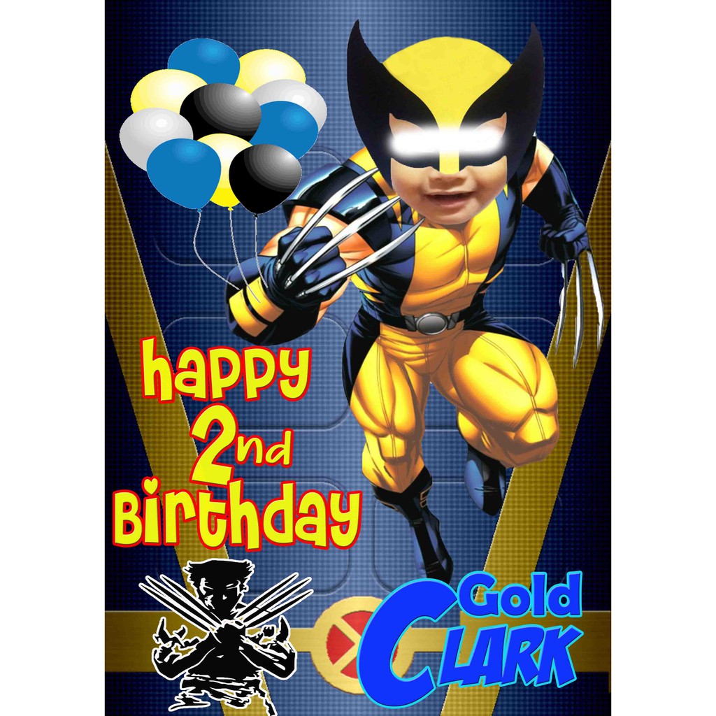 CAKE TOPPER/WOLVERINE/XMEN | Shopee Philippines