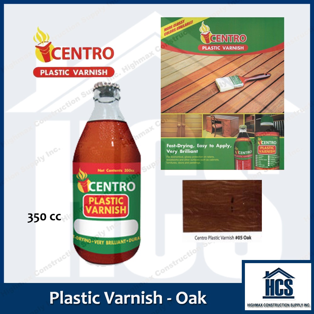 Centro Plastic Varnish 350cc Oak | Shopee Philippines