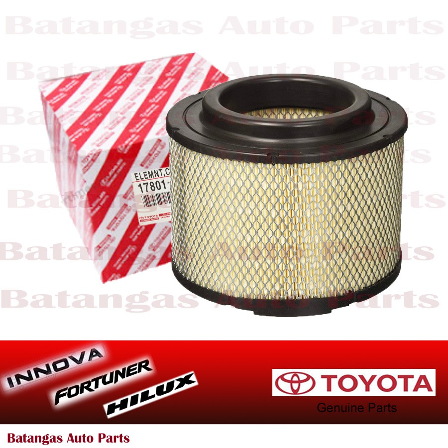 GENUINE TOYOTA AIR FILTER 17801-0C010 for TOYOTA INNOVA - FORTUNER ...