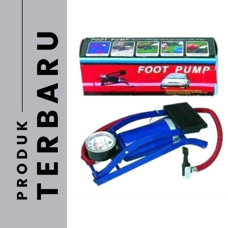Foot Pump Emergency Foot Pump For Car Motorcycle Tires Etc. | Shopee ...