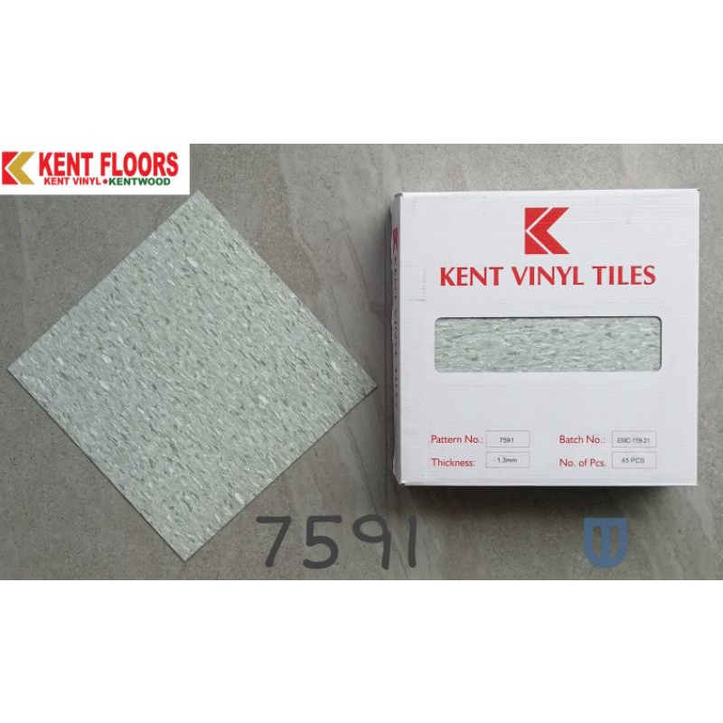 Kent Vinyl Tiles 30x30cm (12"x12"). Branded. (1order = 1pc) 10pcs ...