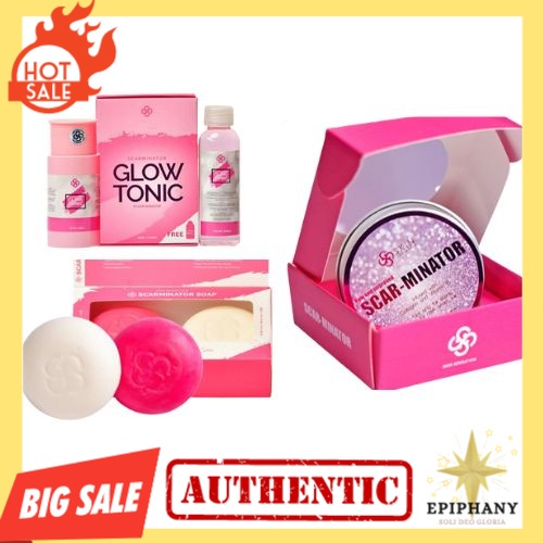SCARMINATOR Cream | Glow Tonic | Scarminator Soap Peklat Scar Remover ...