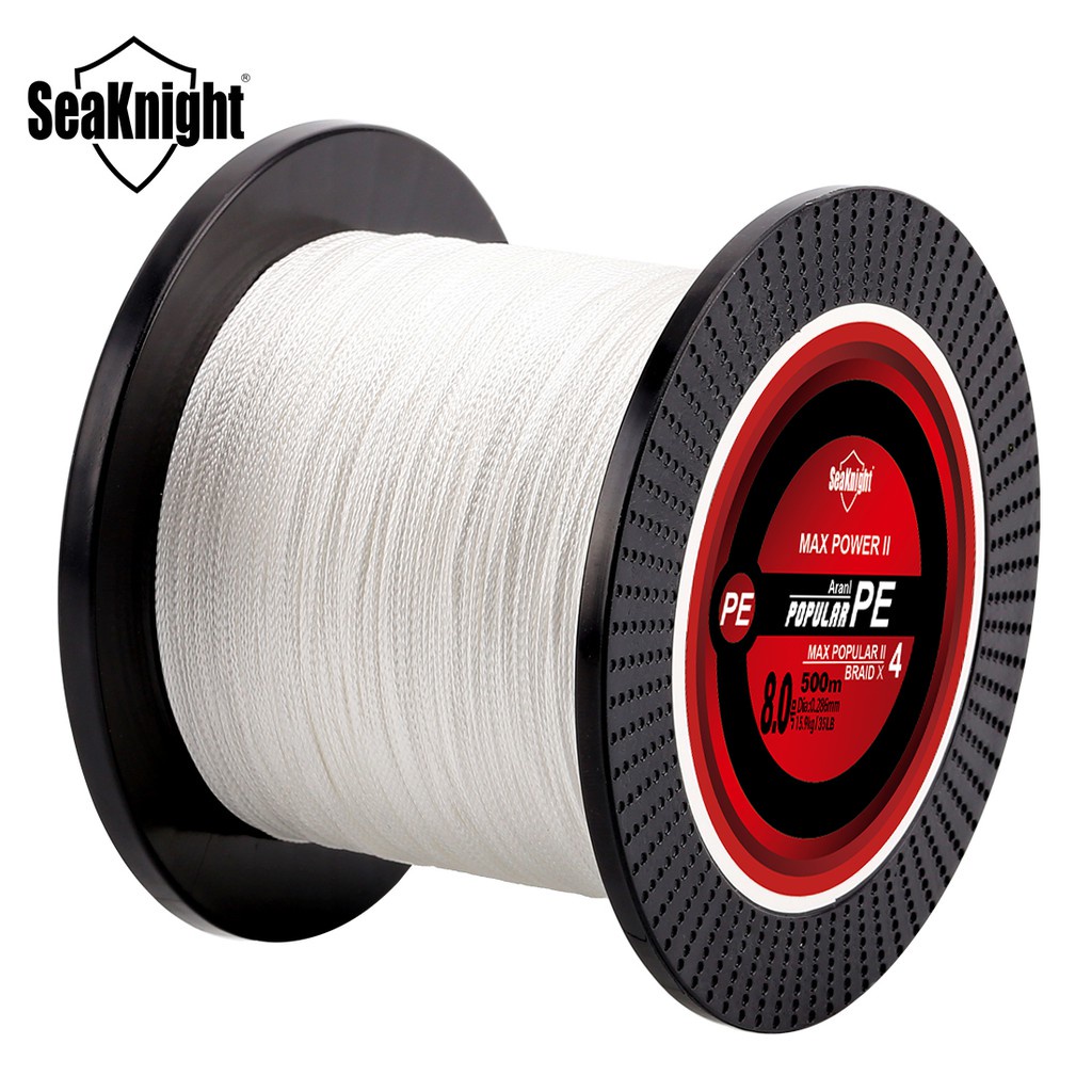 Seaknight triposeidon 300M/500M/1000M White 4 Strands Braided Fishing ...