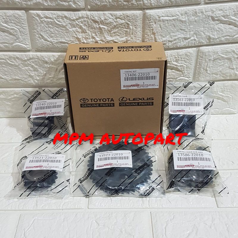 Chain set keteng chain timing gear set kijang 3k 4k corolla dx | Shopee ...