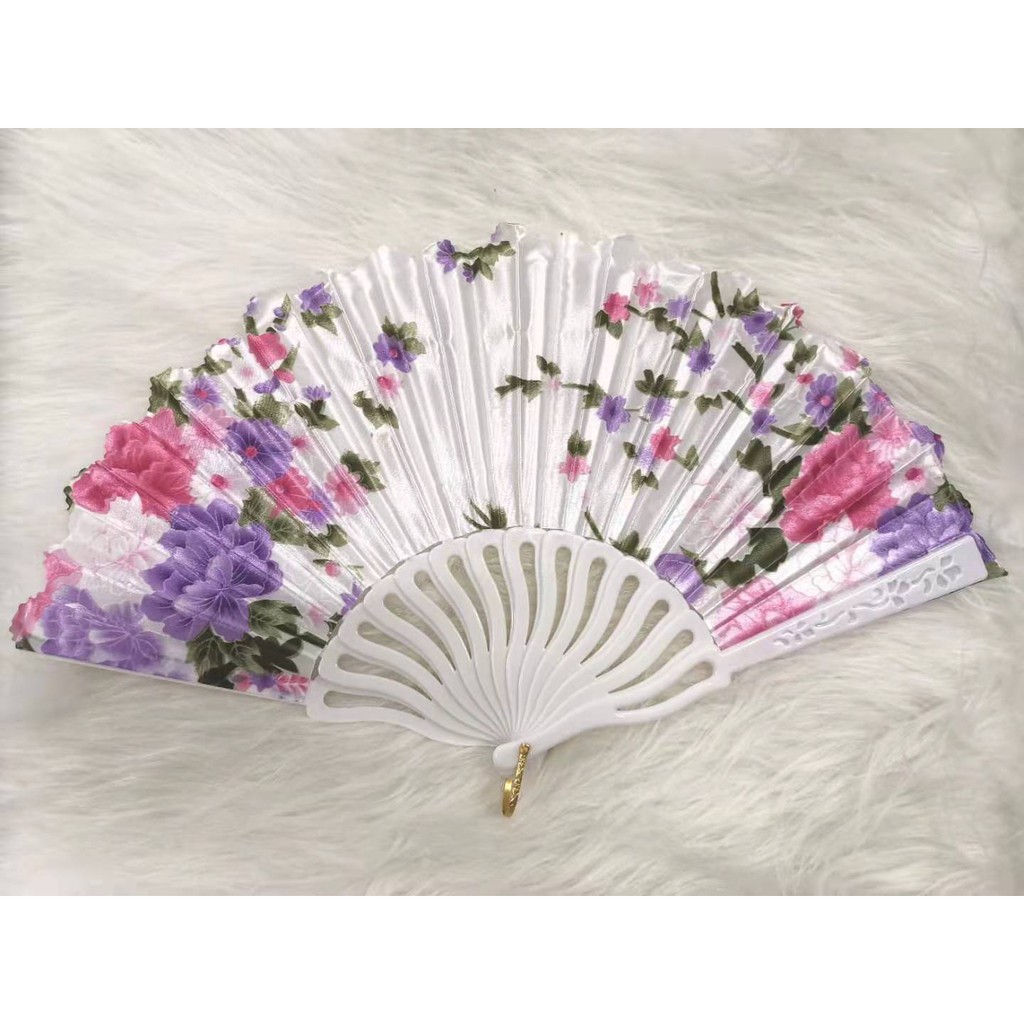 Pamaypay O Abanico Floral Design With Different Color | Shopee Philippines