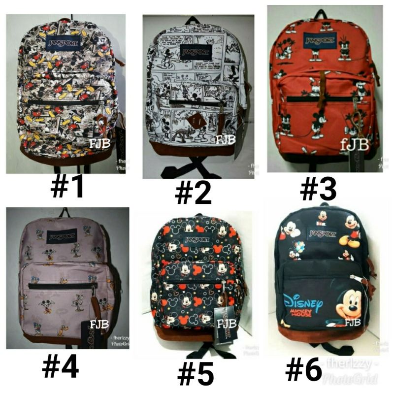 *COD JS RightPack with leather bottom MINNIE & Mickey Mouse DESIGNS ...