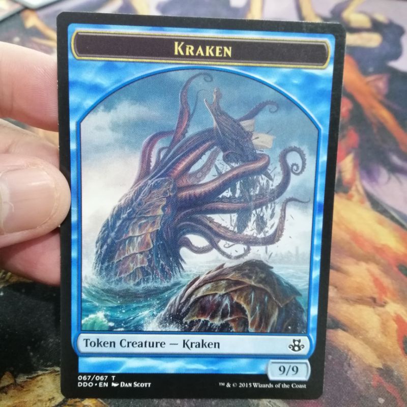 1 RANDOM EXPANSION Kraken token MTG card magic commander | Shopee ...
