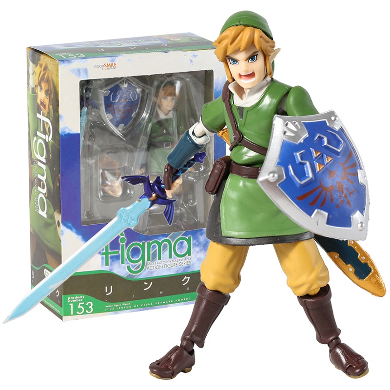 Figma 153 The Legend of Zelda Skyward Sword Link K.O Collectible Action ...