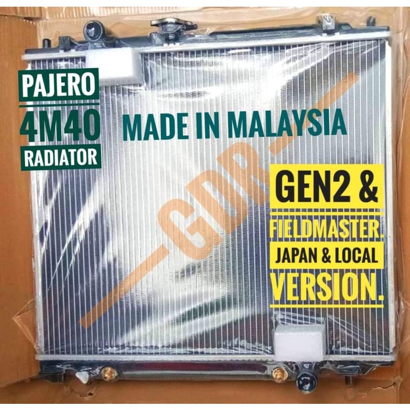 Pajero 4M40 Radiator.Gen 2 AT & FM AT/MT.Japan & Local Ver.W/ FREE RAD ...