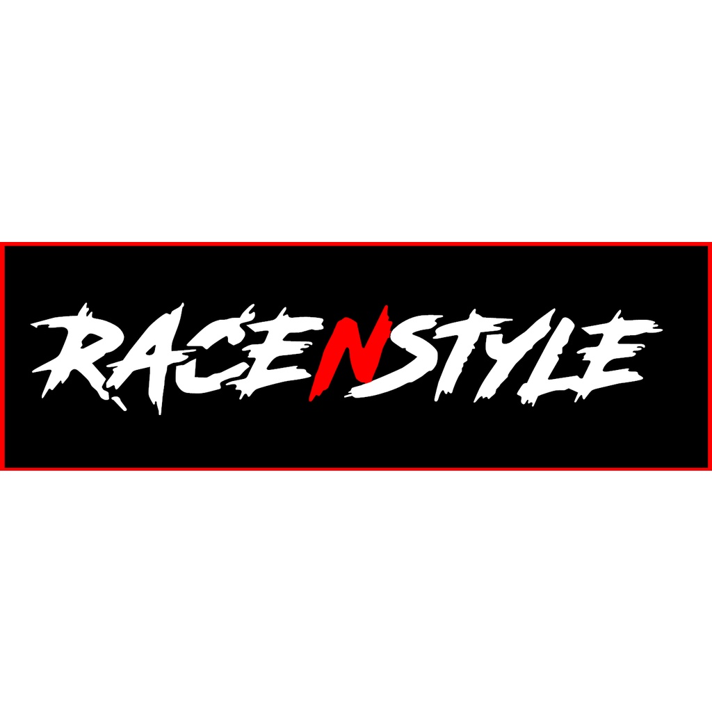RACE N STYLE LOGO vinyl cut our stickers 2.5x14 inches | Shopee Philippines