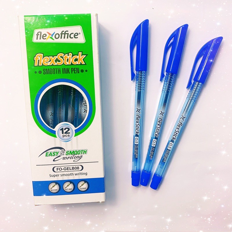 Flextok and Flexstick Ballpen Retractable Easy Smooth Writing 12pcs ...