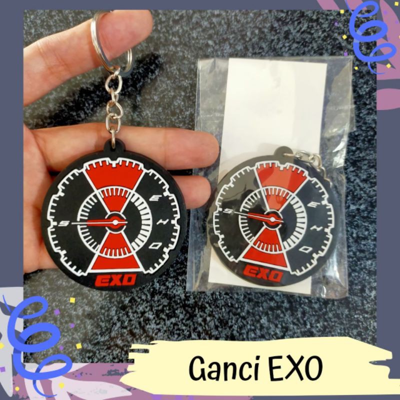 GANTUNGAN Kpop Exo Tempo Rubber Keychain Keychain | Shopee Philippines
