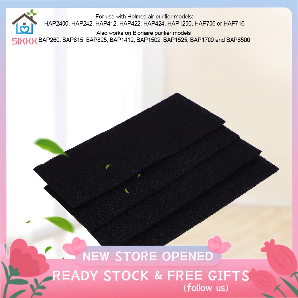 [READY STOCK] 4Pcs Universal Activated Carbon Foam Sponge Air Fume ...