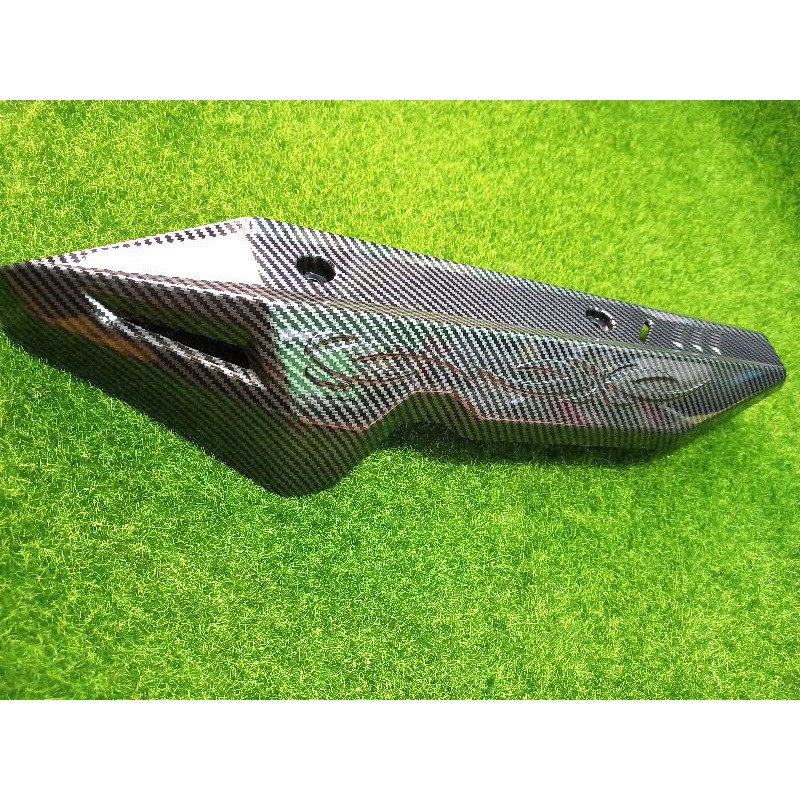 Honda click v2 125/1250i carbon glossy heat guard muffler tip thailand ...