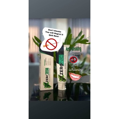 ORIGINAL ZERONIC SMOKER'S WHITENING TOOTHPASTE 100g | Shopee Philippines
