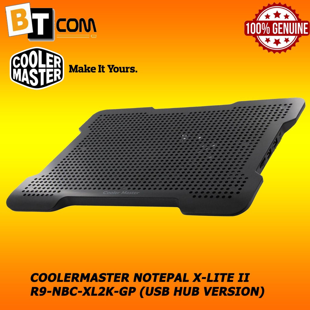 CoolerMaster NOTEPAL X-LITE II Notebook Cooler R9-NBC-XL2K-GP (USB Hub ...