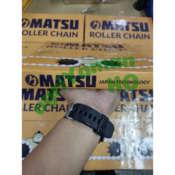 ROLLER CHAIN MATSU #60 KULIGLIG/TRAKTORA/HAND TRACTOR/60X10FT KADENA ...