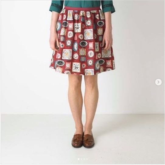 Cath Kidston Clock Jacquard Skirt JS2303 -A6 | Shopee Philippines