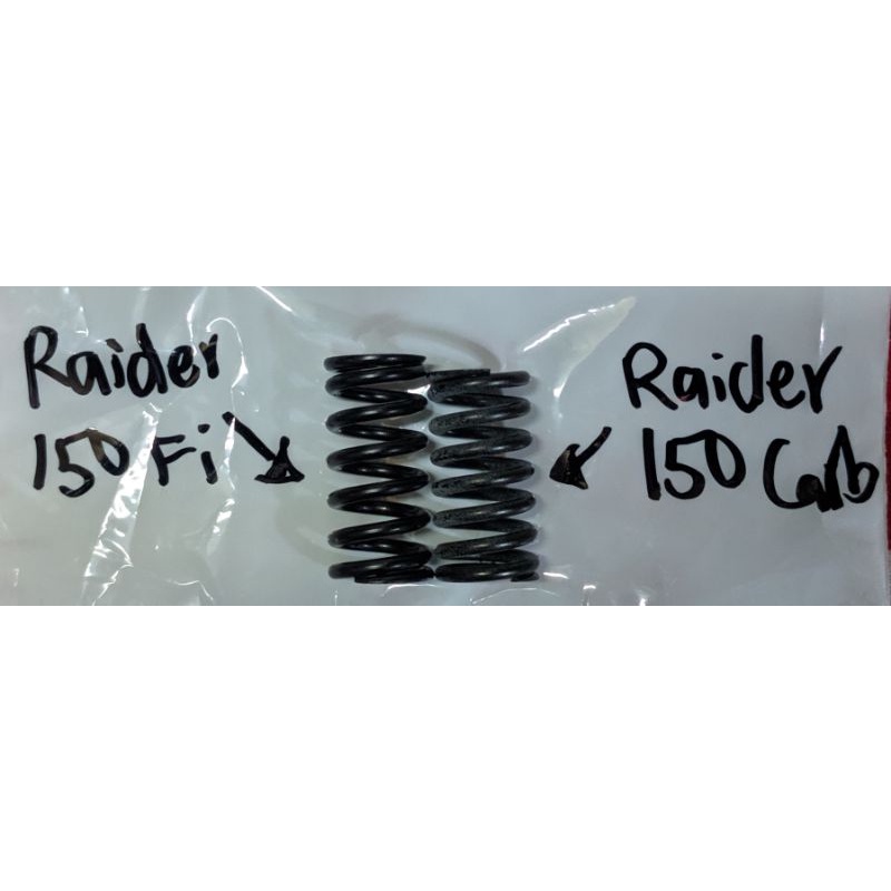 RAIDER 150 FI / RAIDER 150 CARB / GSX S/R 150 SGP CLUTCH SPRING ( 5 PCS ...