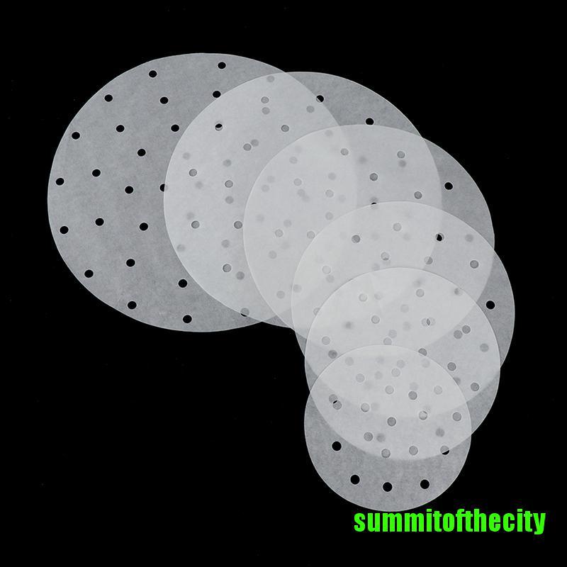 [SUMM] 50Pc 5 Inches Practical Cooking Paper Bamboo Steamer Dim Sum ...