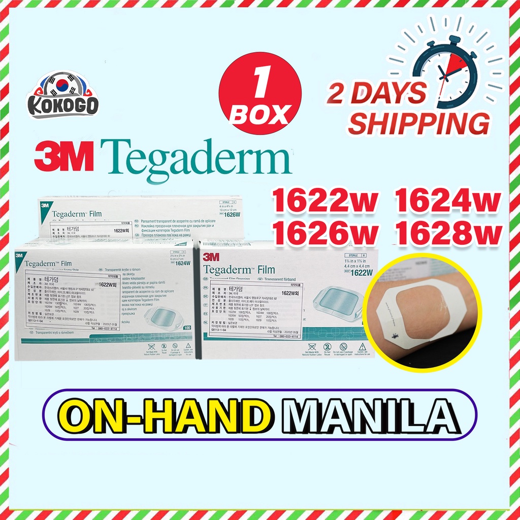 Tegaderm 3M Transparent Film Dressing 1622W, 1624W, 1626W, 1628W ...