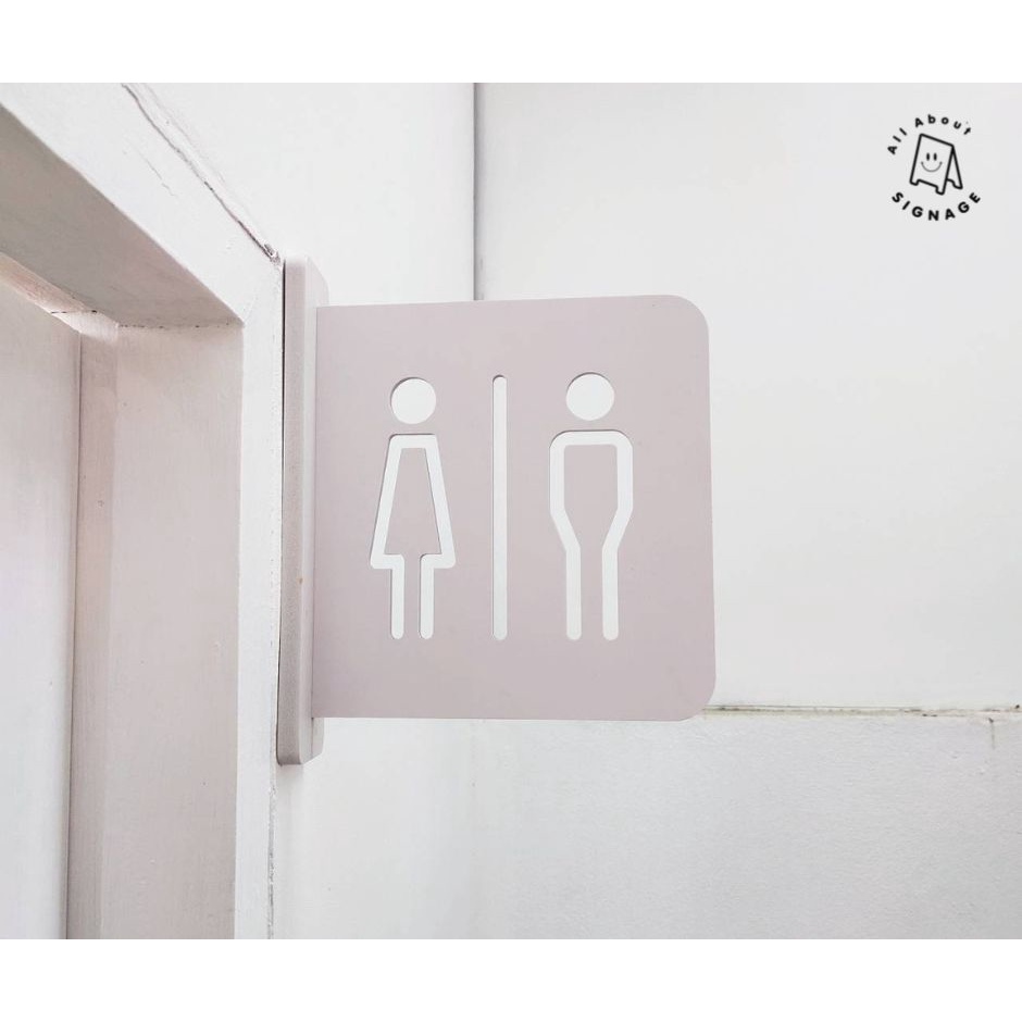 Emblem Badge Filing Toilet Sign Modern Beautiful ** Free 2 Pages ...