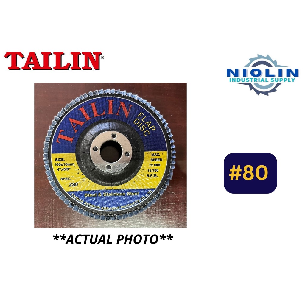 ORIGINAL TAILIN Flap Disc for Stainless / Steel | Shopee Philippines