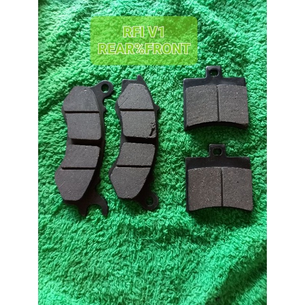 Rfi V1 Brake Pad Rear & Front (rusi) 1 set | Shopee Philippines