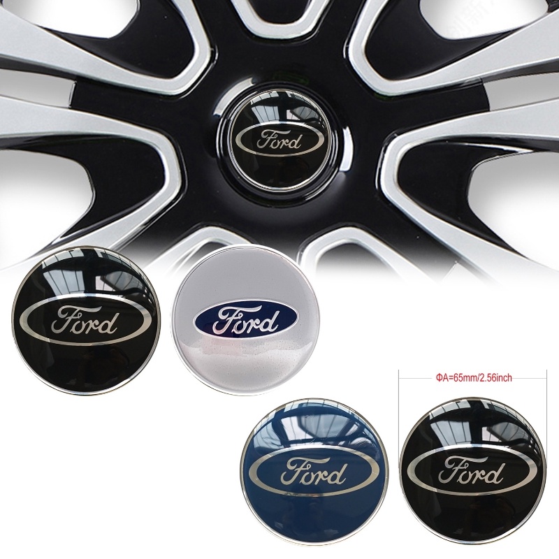 4X 65mm 2.56'' Car Wheel Center Hub Caps Emblem Sticker Decal Badge For ...