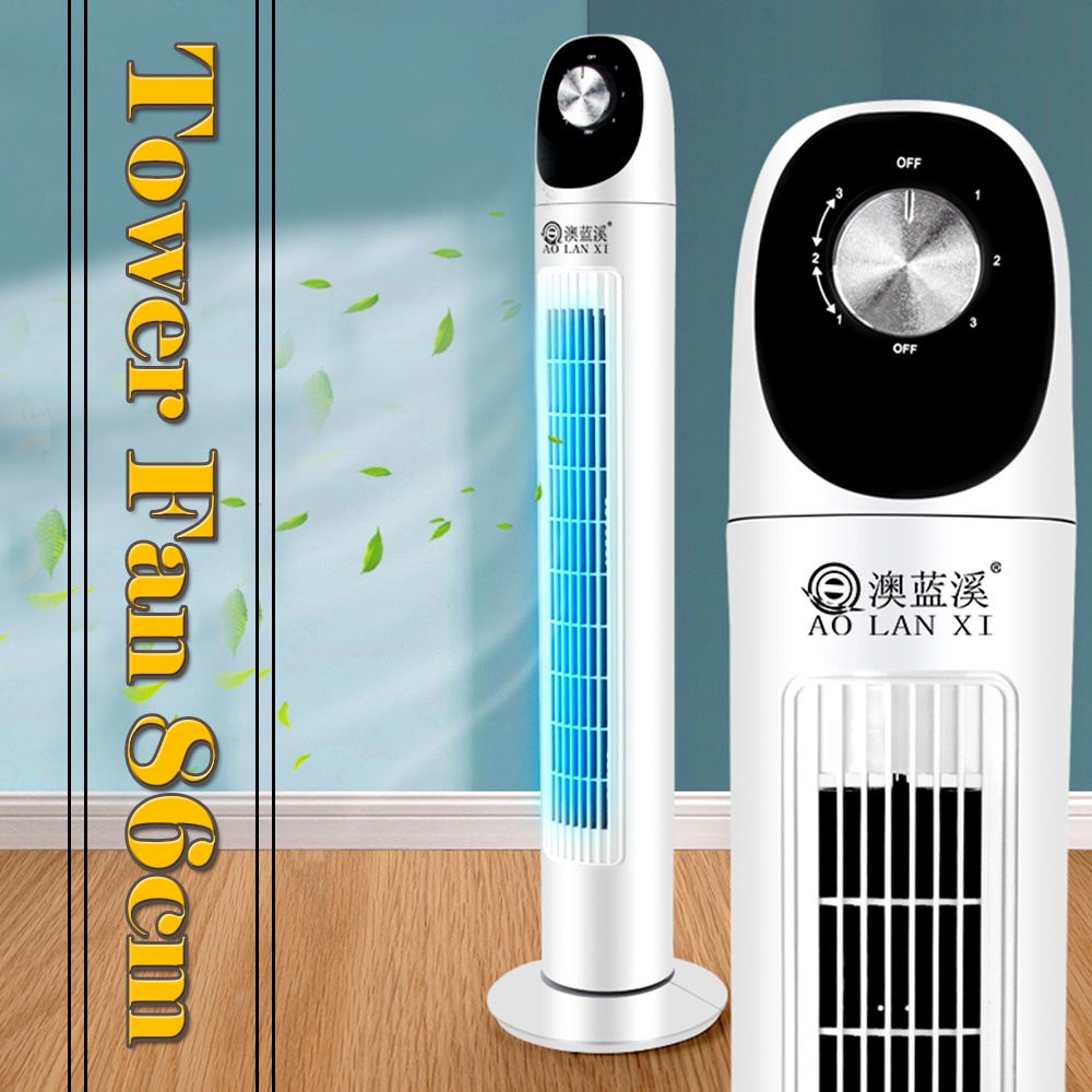 TOWER FAN THREE WIND SPEED SWING 45W (86cm) | Shopee Philippines
